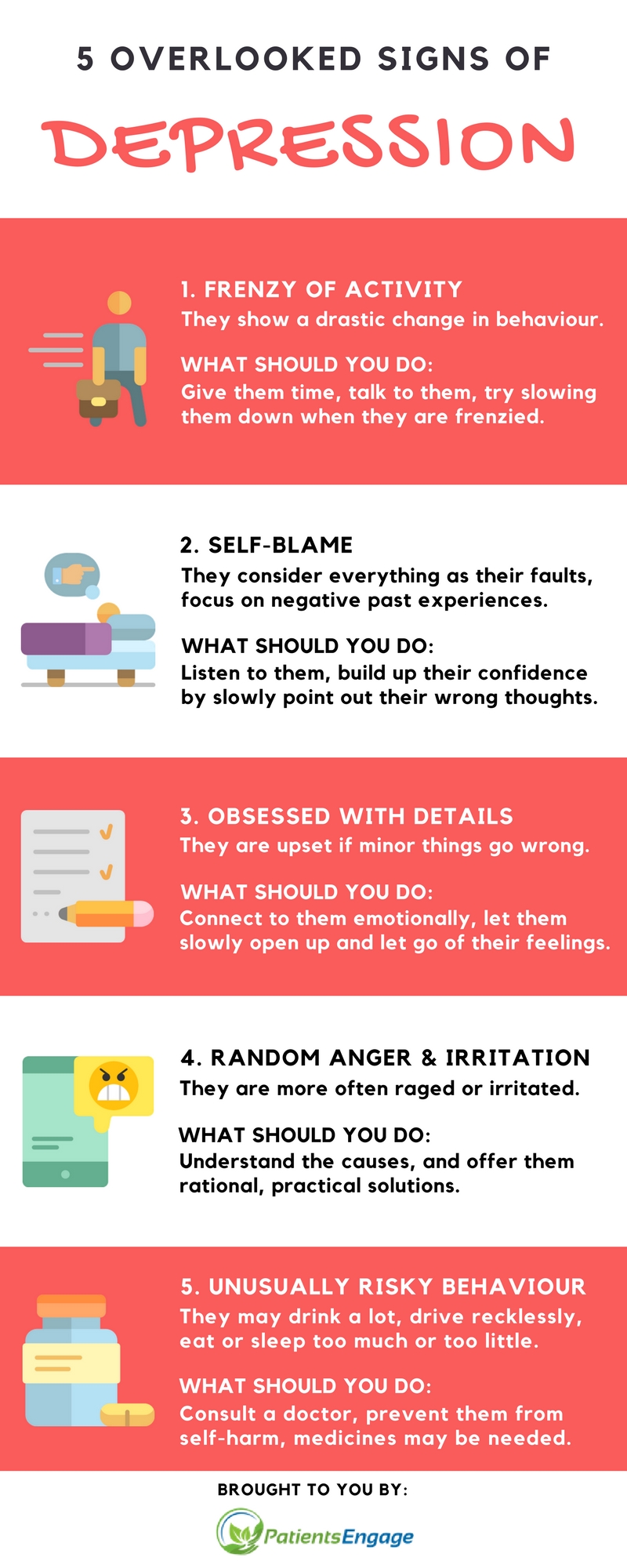 5 Surprising and Overlooked Signs of Depression (INFOGRAPHIC)| How can ...