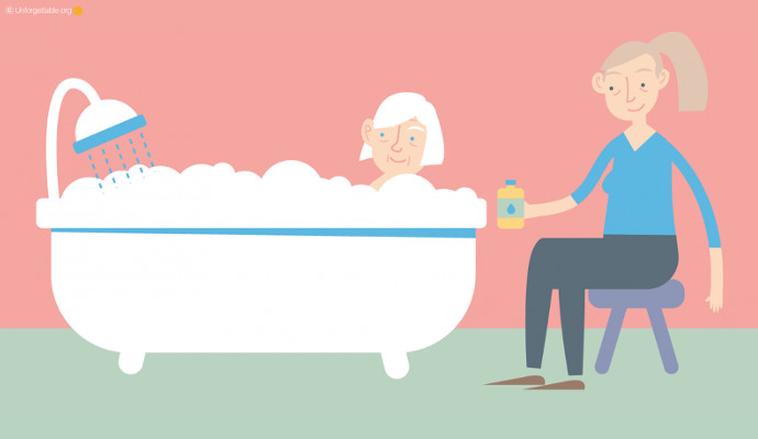 Caregiver Tips on Bathing, Dressing and Eating for person with Dementia ...